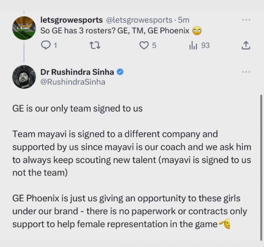 Global Esports CEO Urges Krafton to Investigate Team Mayavi & GE ...