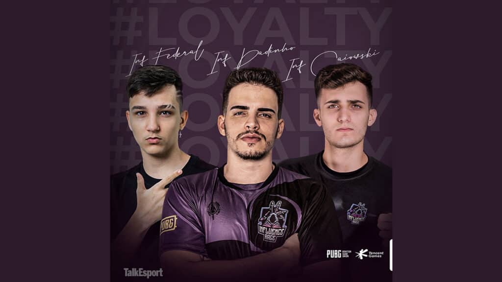 PUBG Mobile: Former Loop Esports players joins Influence Rage esports