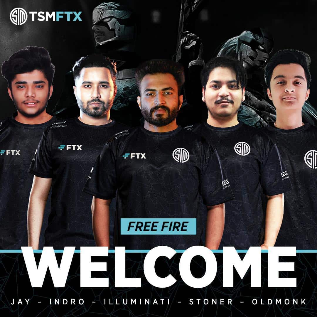 TSM India signs a new Free Fire roster