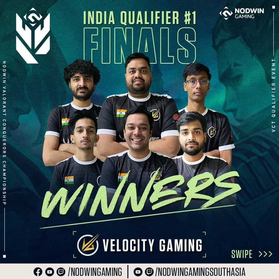 Velocity Gaming wins VCC India Qualifier 1
