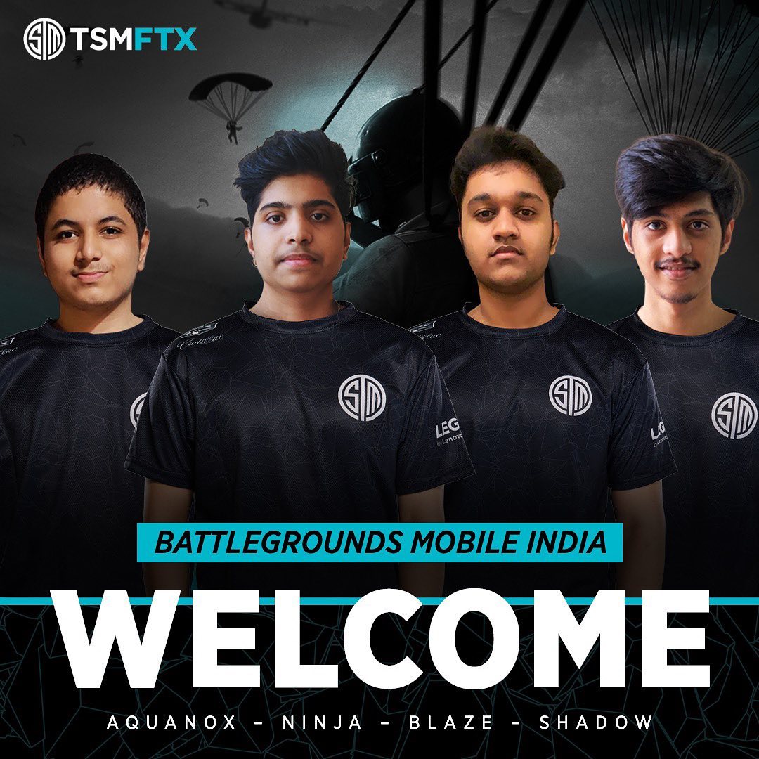 TSM India signs a new BGMI roster