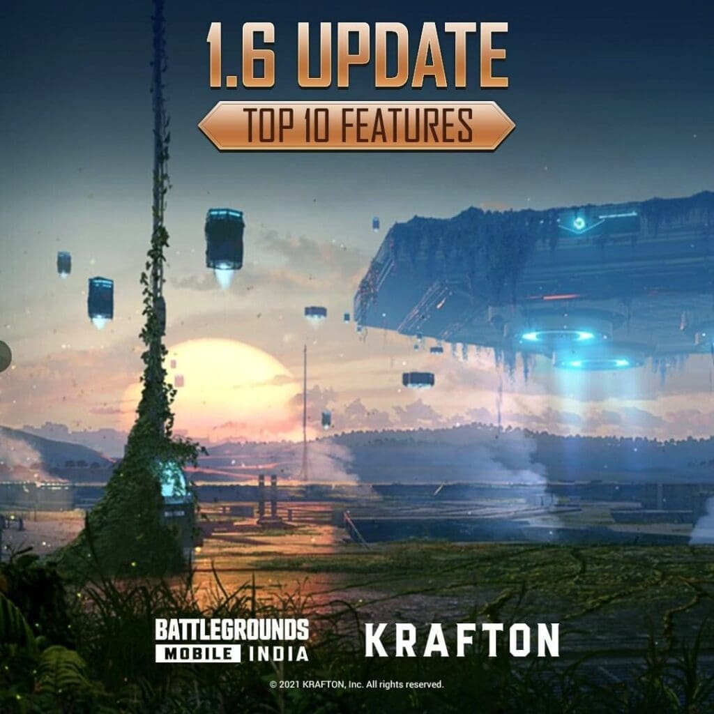 BGMI Patch 1.6: Top 10 New Features