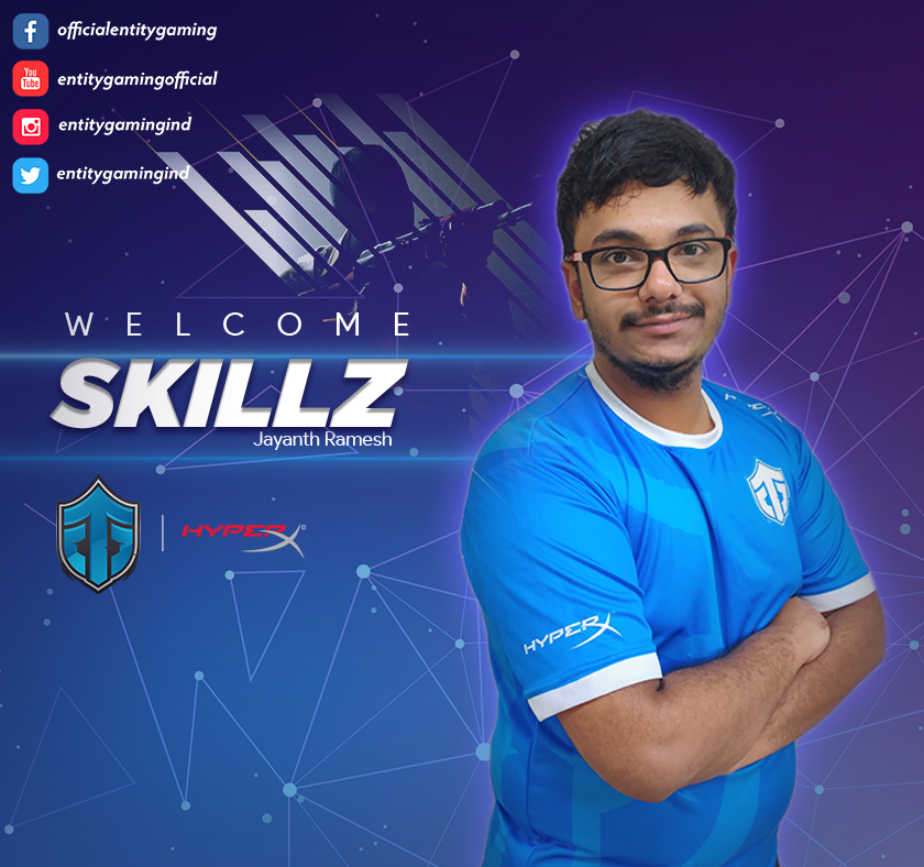Entity Gaming signs skillZ