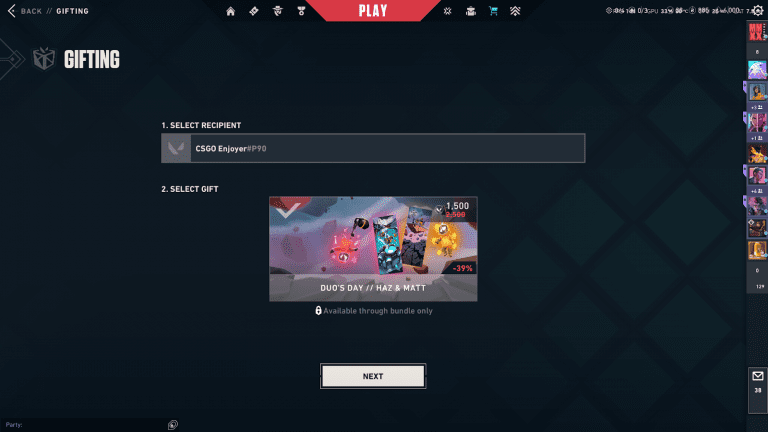 How To Gift Skins in Valorant?
