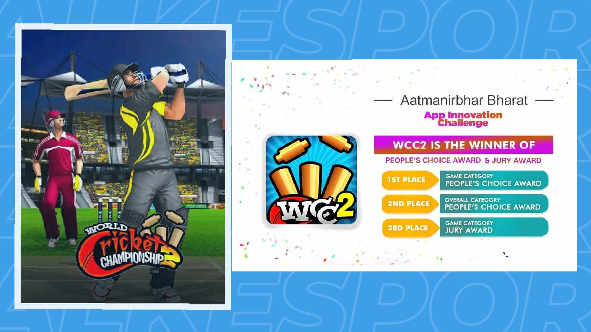 World Cricket Championship 2 win people's choice gaming award in ...