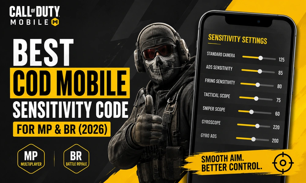 Best COD Mobile Sensitivity Code for MP & BR (2026)