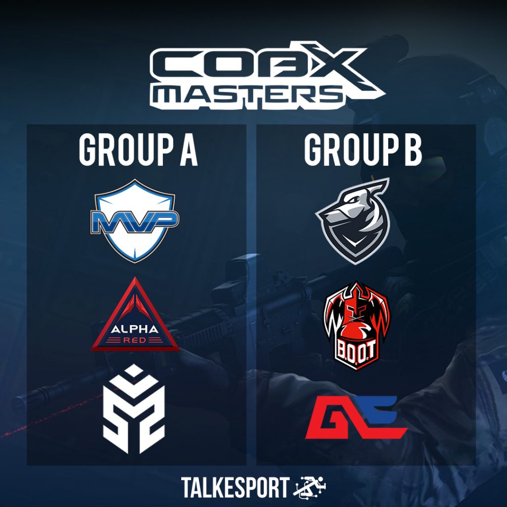 Groups for COBX Masters CSGO have been revealed