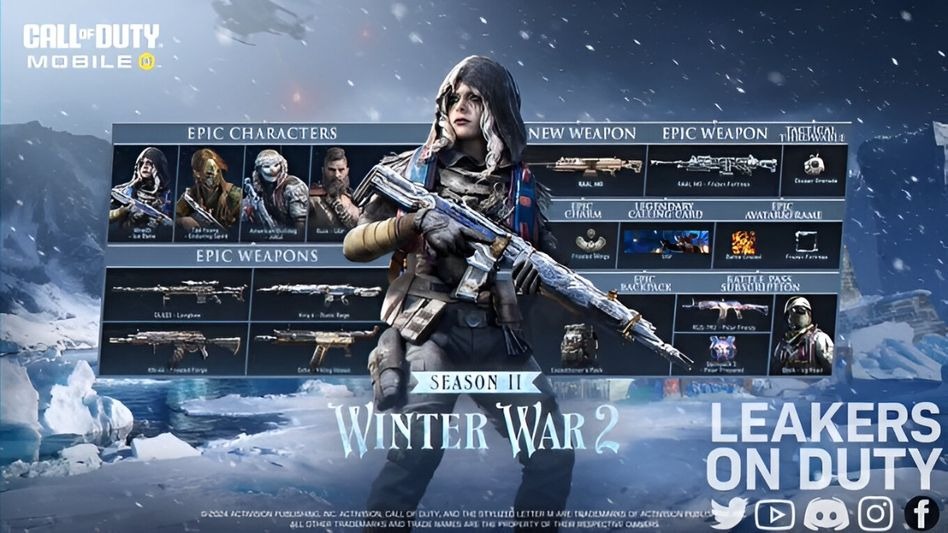 COD Mobile Season 11 Leaks: New Winter War 2 Features, RAAL MG, and ...