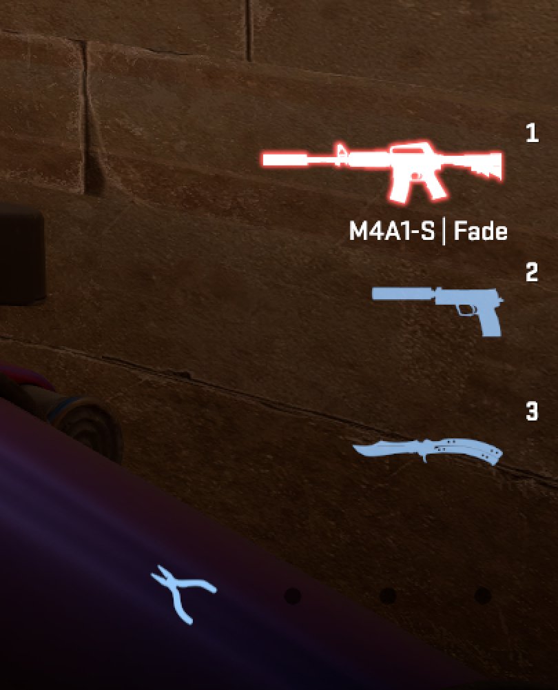 New CS2 Update Brings Back Glowing Weapons With Rarity Color