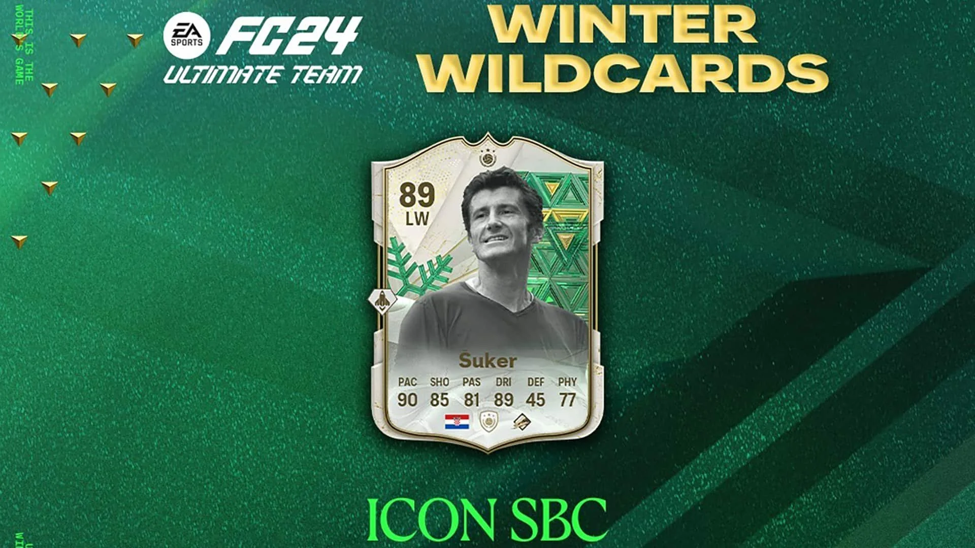 How to Complete Davor Suker Winter Wildcards Icon SBC in FC 24?