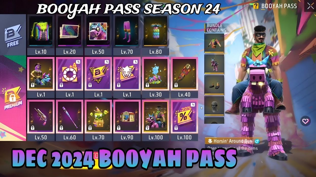 Free Fire Max Booyah Pass December 2024: Unlock Exclusive Rewards Now