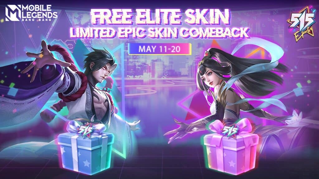 MLBB 515 Party Box Event: Get free skins