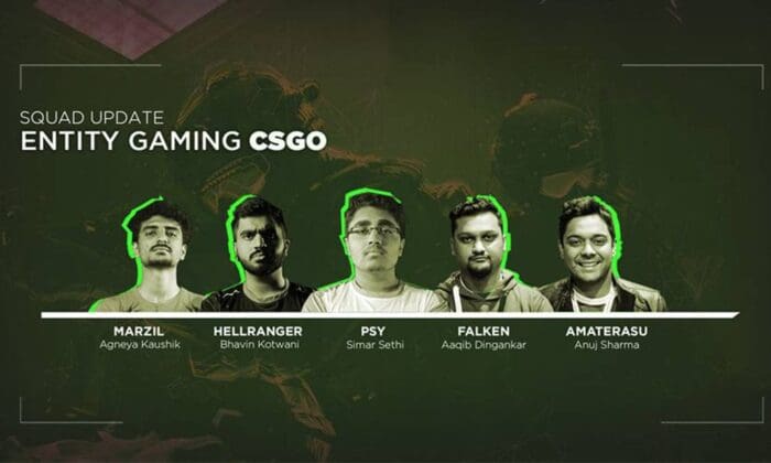 Entity Gaming announce fresh CSGO squad