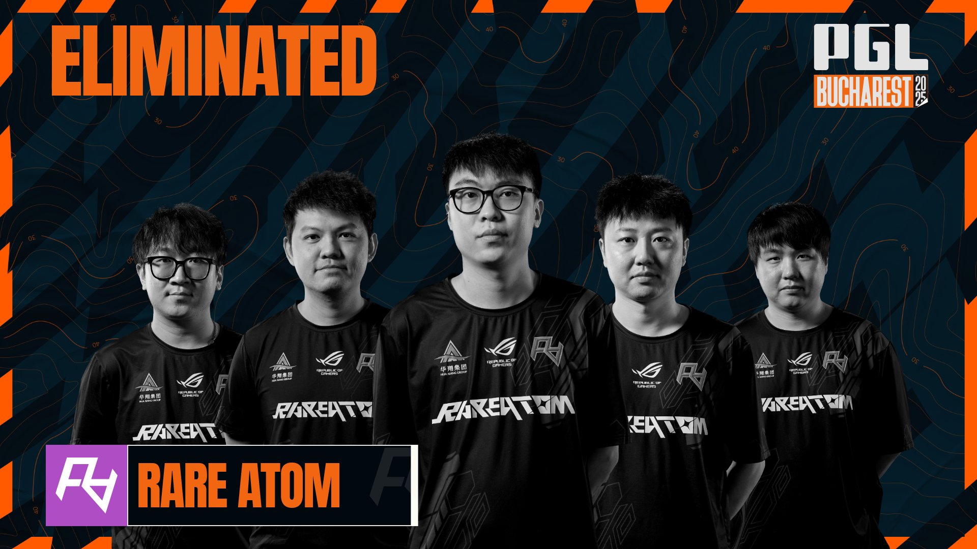 Falcons Eliminate Rare Atom From PGL Bucharest 2025