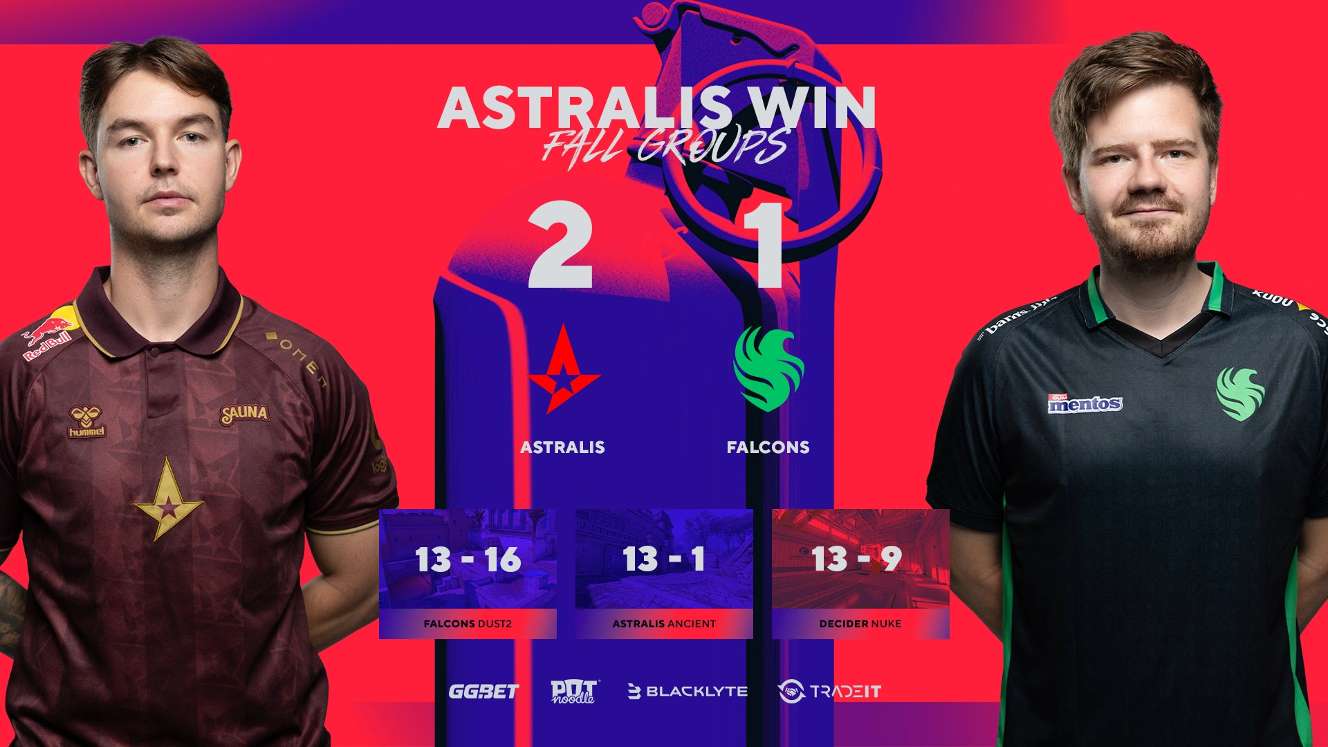 Astralis Eliminate Falcons With a 2-1 Victory in BLAST Premier Fall Groups 2024