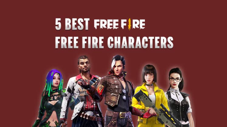 Free Fire: Top Five Characters for Clash Squad
