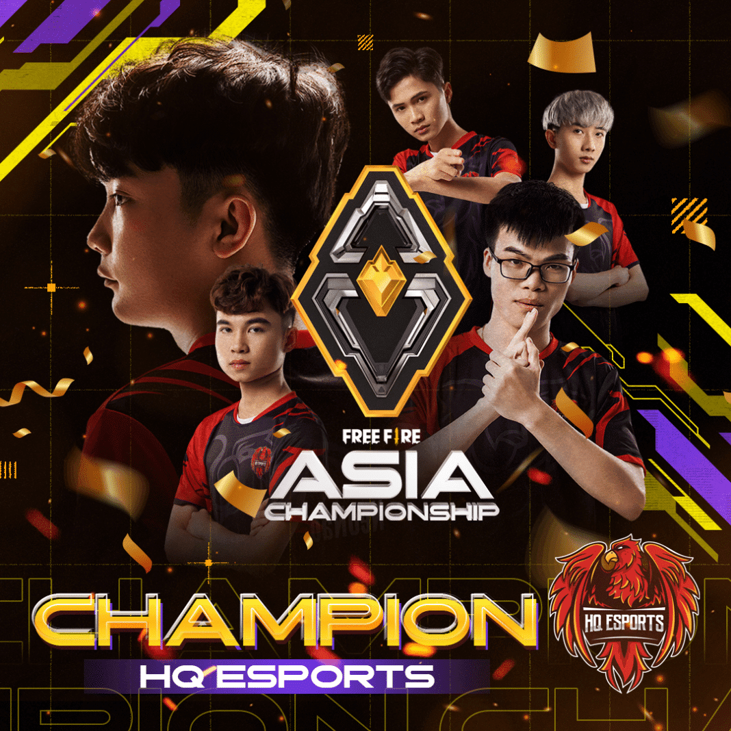HQ Esports from Vietnam named winner of the Free Fire Asia Championship ...