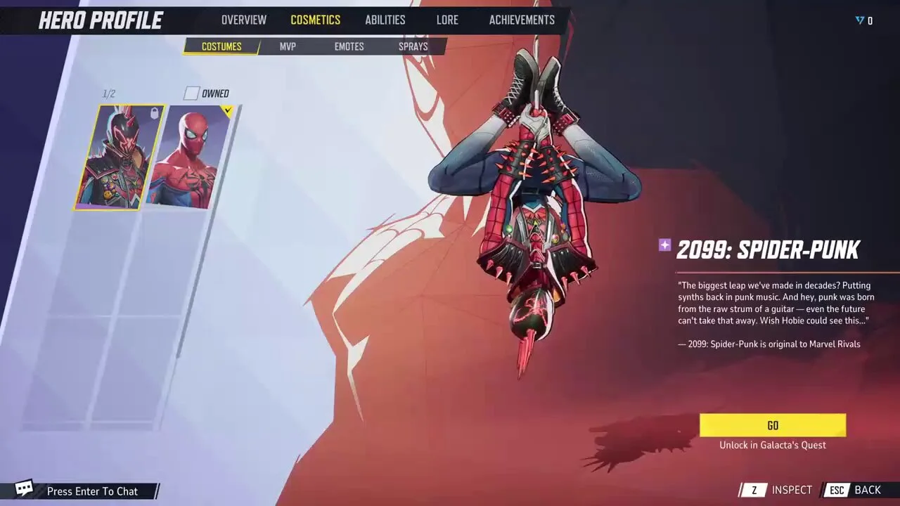 How To Get Spider-Man Spider-Punk 2099 Skin in Marvel Rivals?