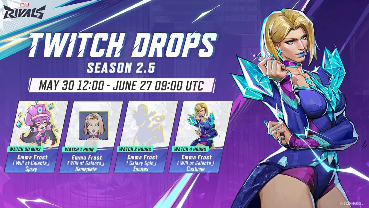 How to Get Emma Frost Will of Galacta Skin for Free in Marvel Rivals?