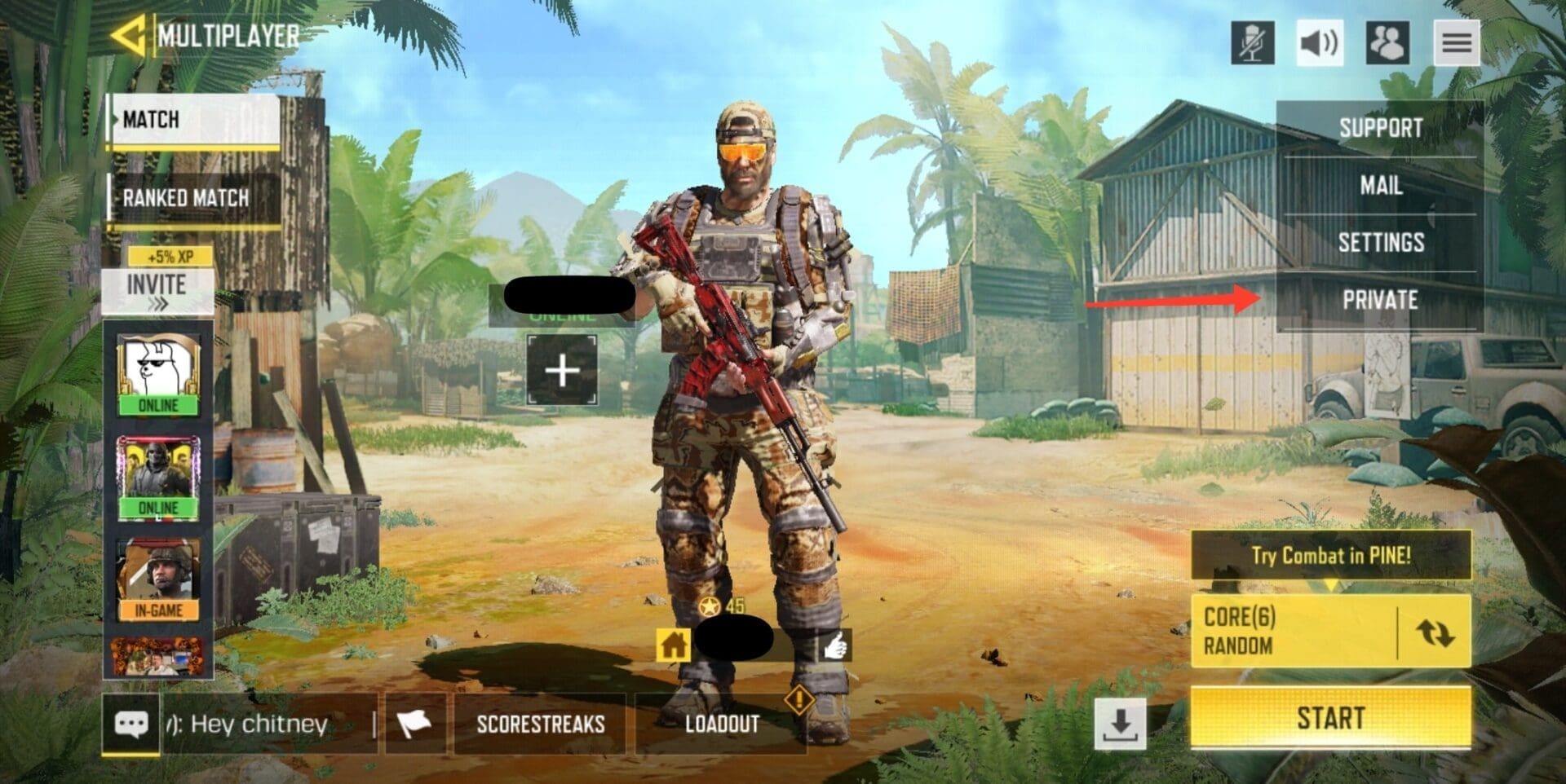 How to create private match in Call of Duty: Mobile