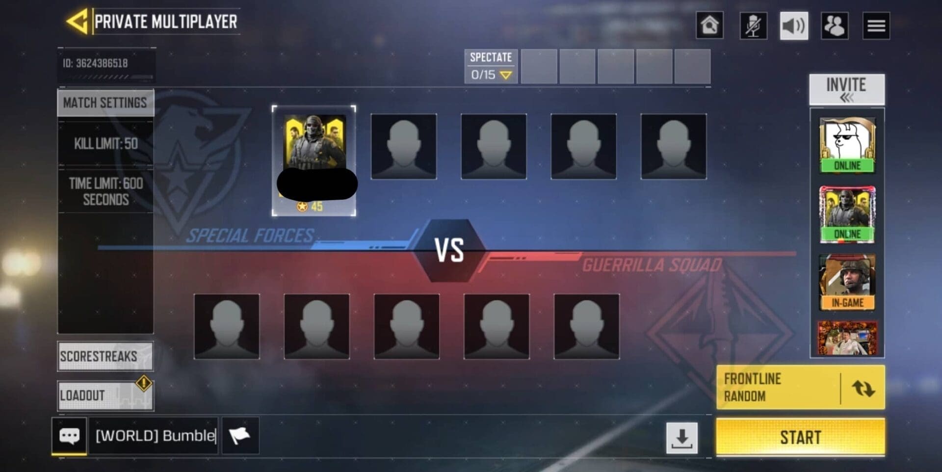 How to create private match in Call of Duty: Mobile