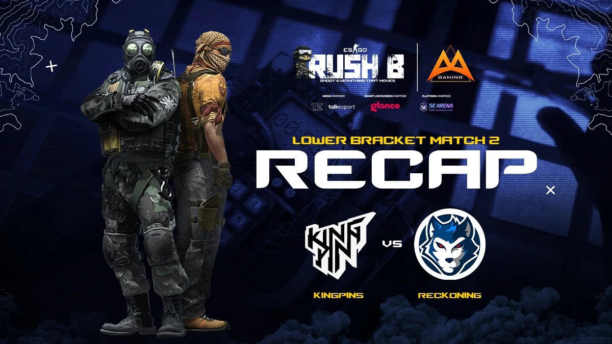 Kingpins Take Down Reckoning Esports in RUSH B CSGO Tournament