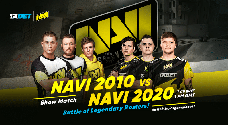 CSGO: NAVI 2010 vs NAVI 2020 showmatch announced