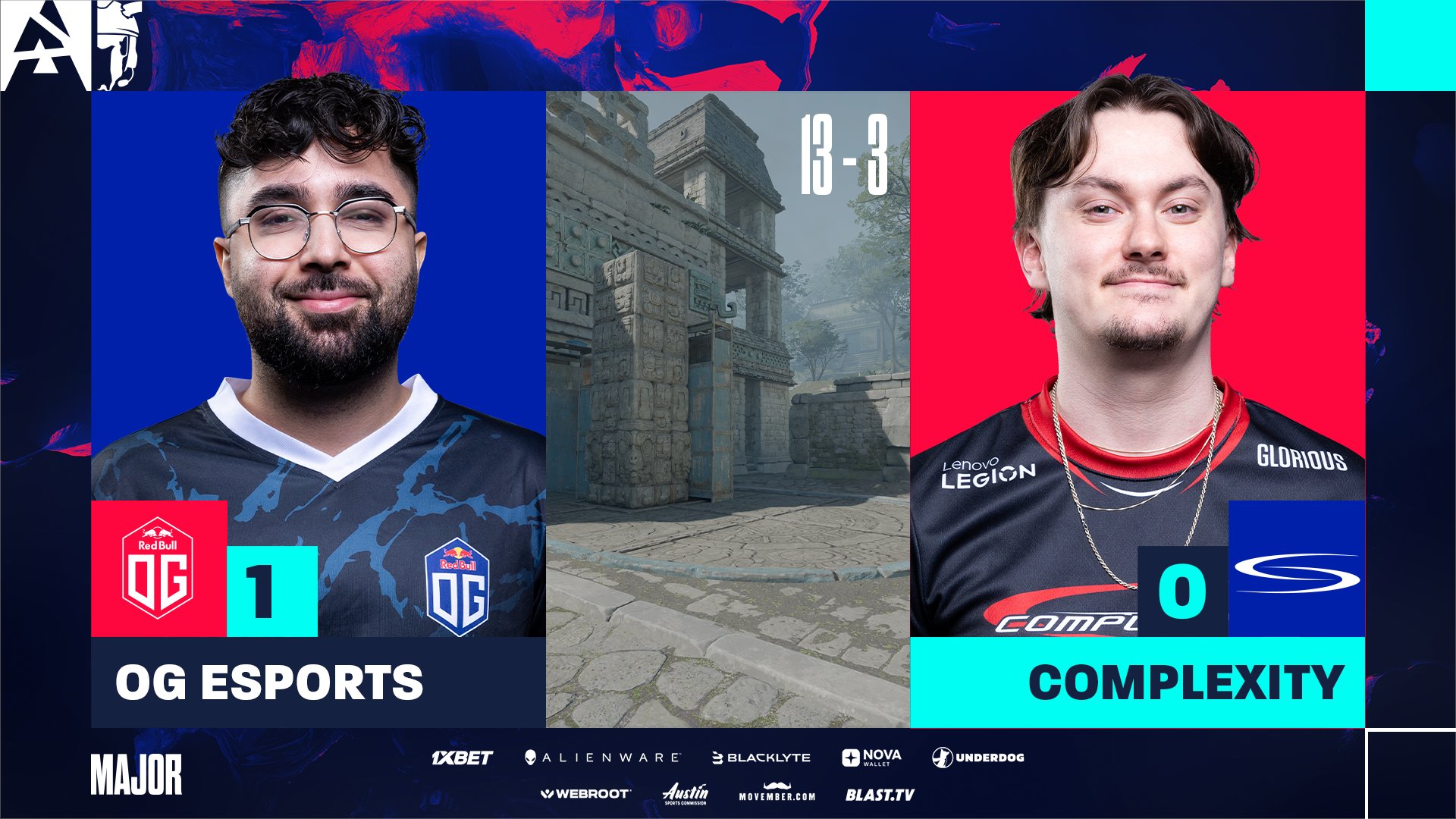 OG Stuns Complexity to Open BLAST.tv Austin Major Campaign