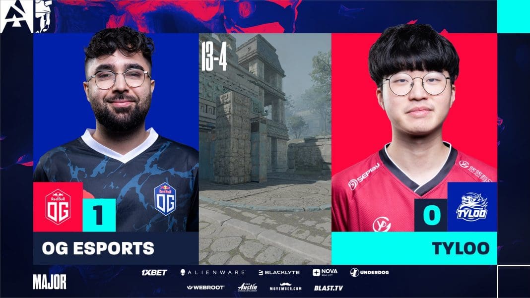 OG Take Down Tyloo in CS2 Austin Major Stage 1