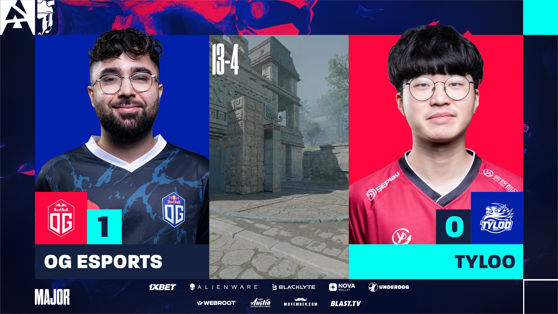 OG Take Down Tyloo in CS2 Austin Major Stage 1