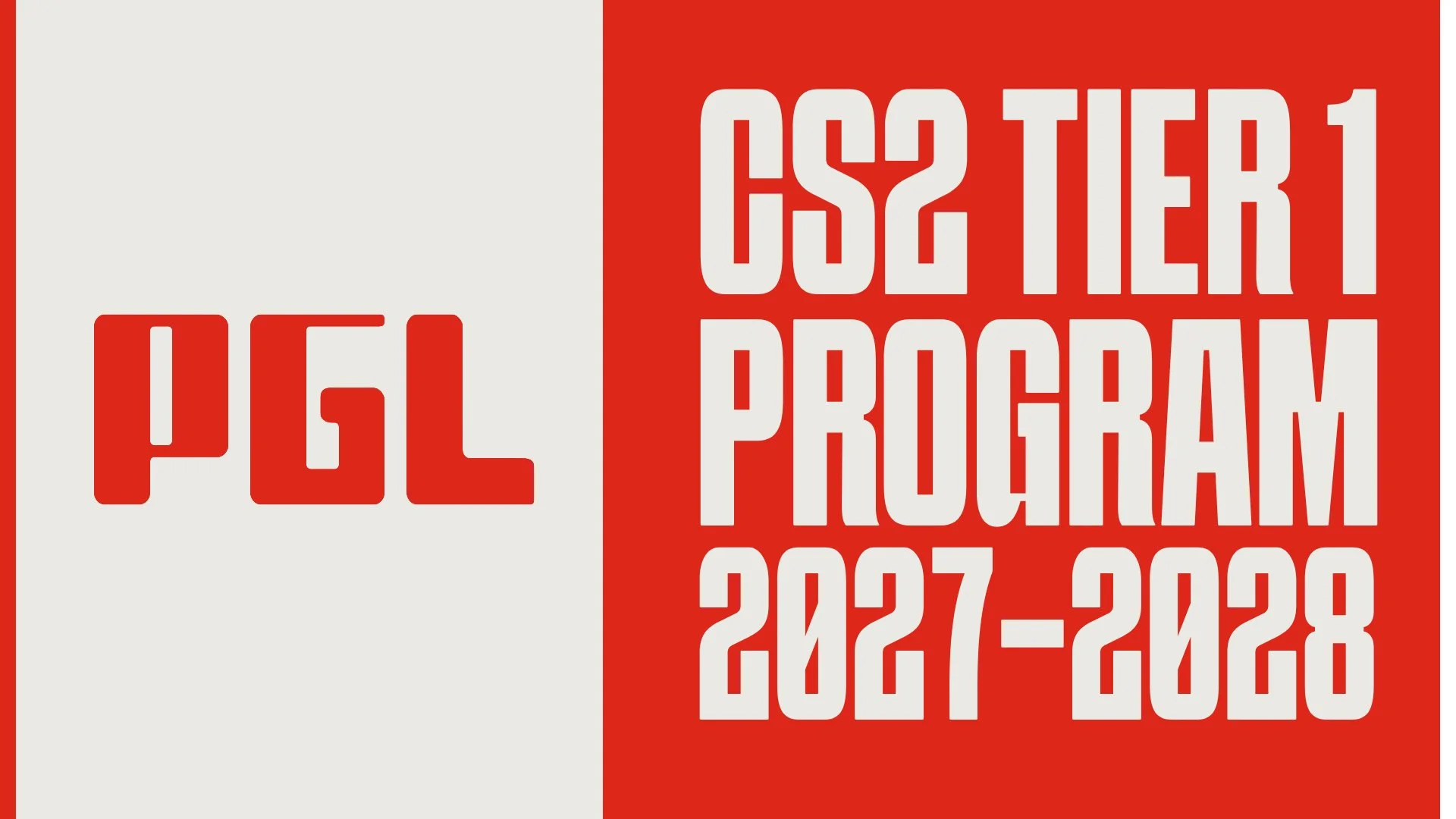 PGL Unveils CS2 Tier 1 Program for 2027–2028 With Over $22M Investment