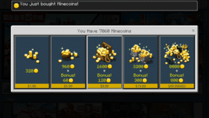 How to buy Minecoins in Minecraft?