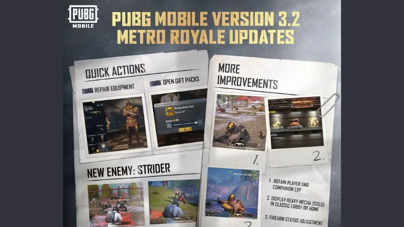 PUBG Mobile 3.2 Update: 120 FPS and Metro Royale Introduced
