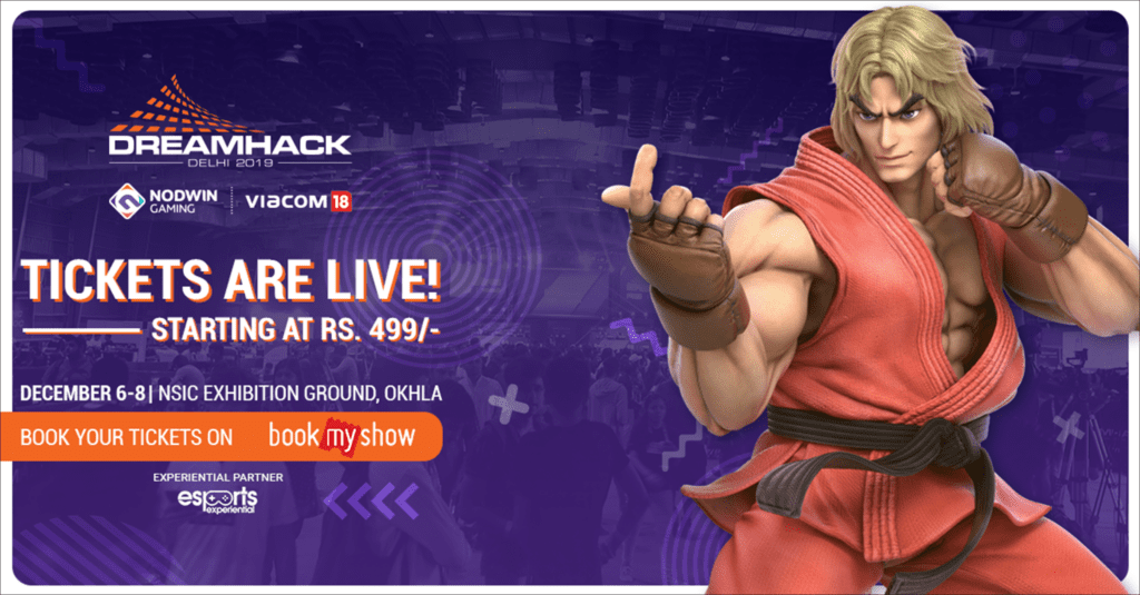 DreamHack Delhi tickets now available at BookMyShow