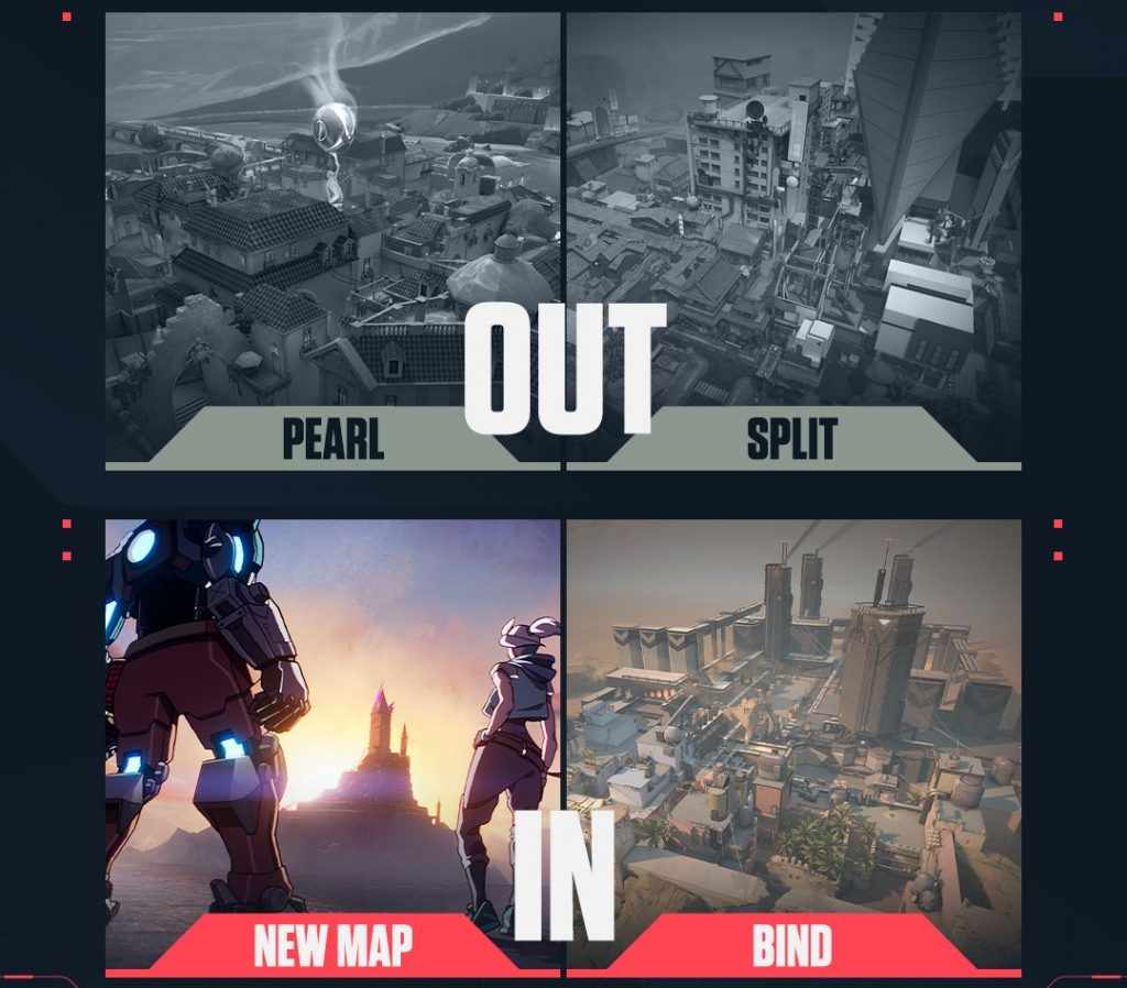 Pearl, Split Removed From Valorant Competitive Map Pool, Bind Returns