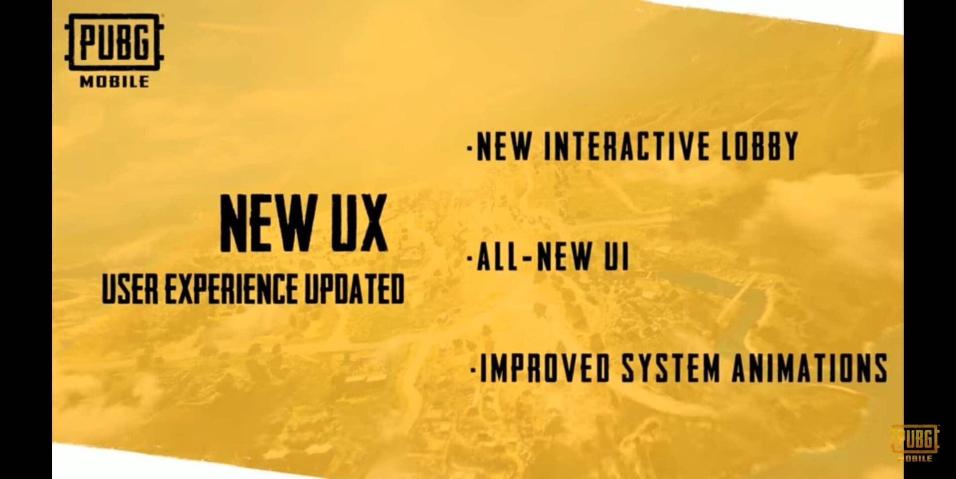 PUBG Mobile reveals massive changes to UI and game environment