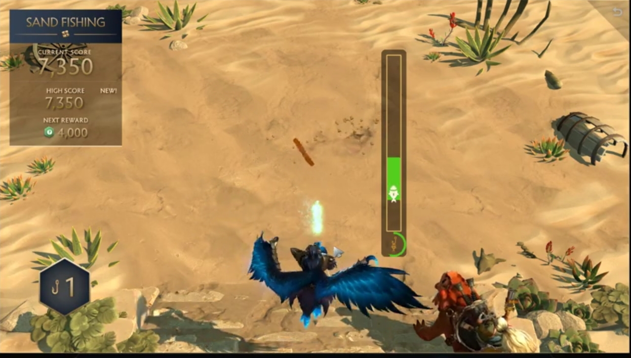How to Unlock and Complete Sand Fishing in Dota 2: Crownfall Act 2