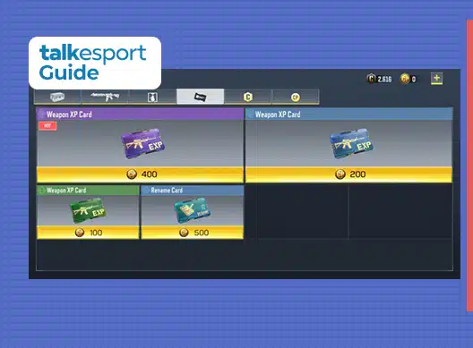 Weapon XP Cards in COD Mobile Guide » TalkEsport