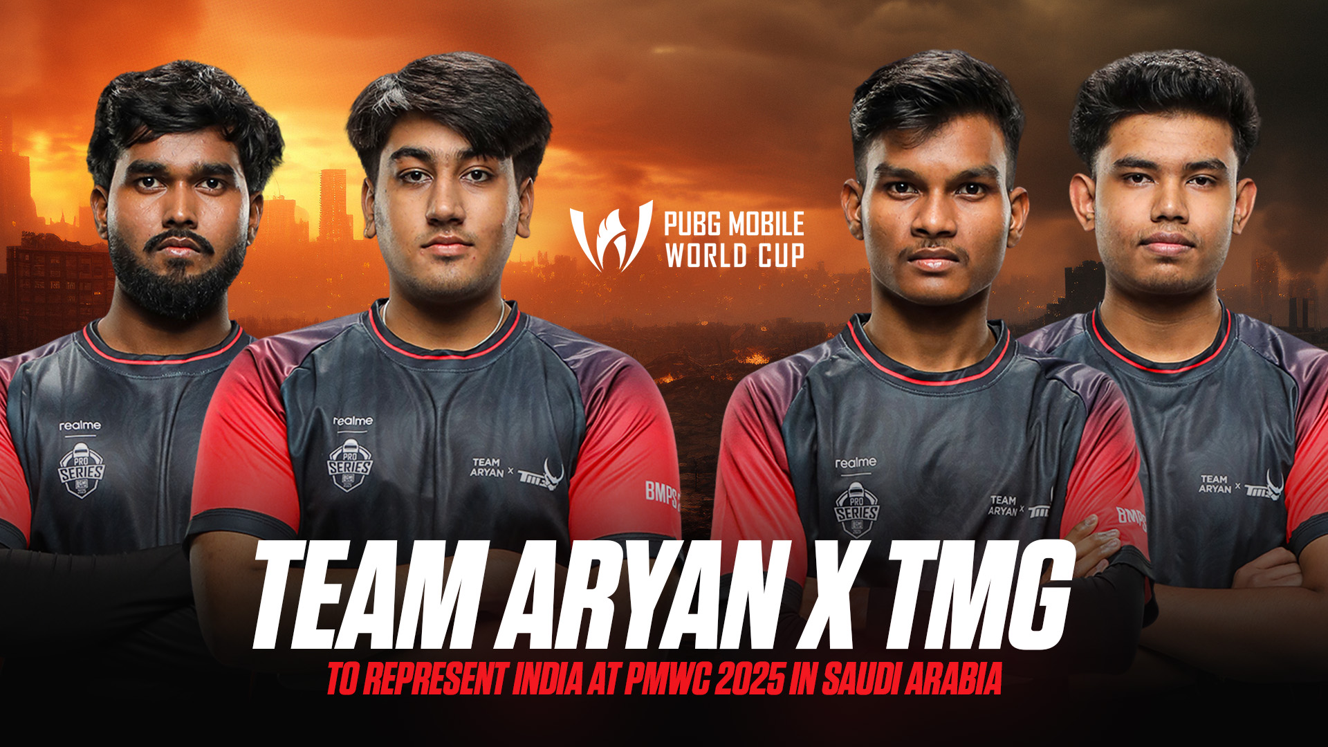 Team Aryan x TMG Esports to Represent India at PMWC 2025
