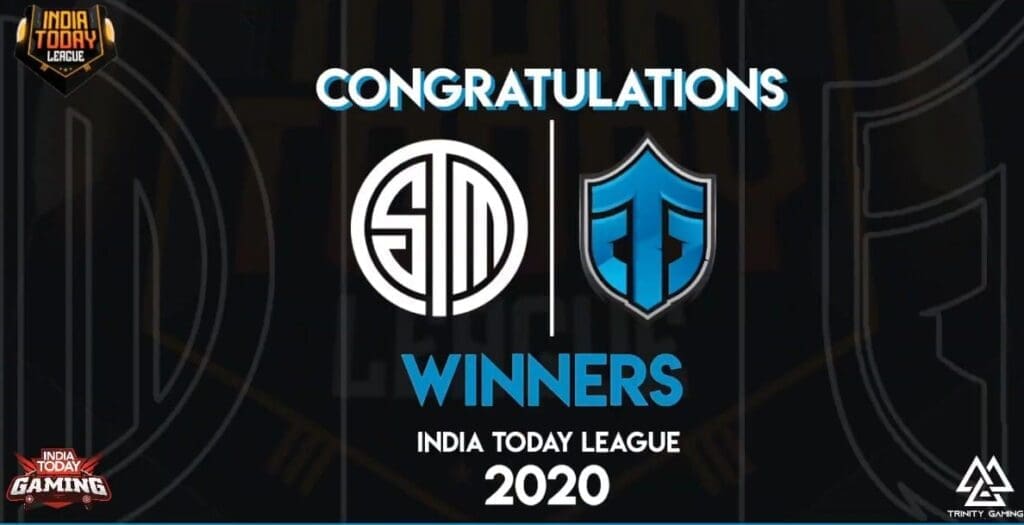 TSM Entity wins India Today PUBGM Invitational League 2020