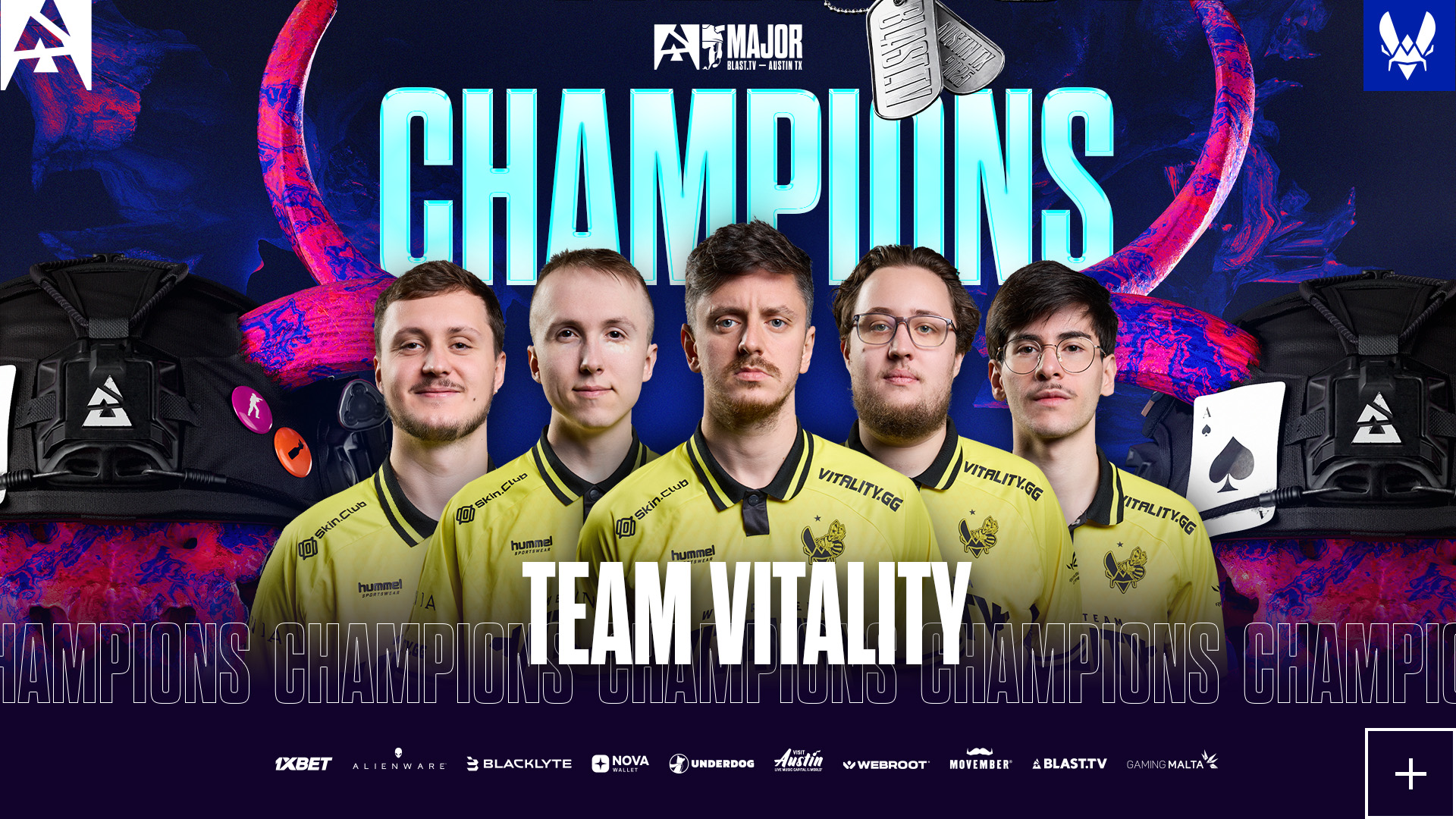 Team Vitality Wins Its Second Counter-Strike Major