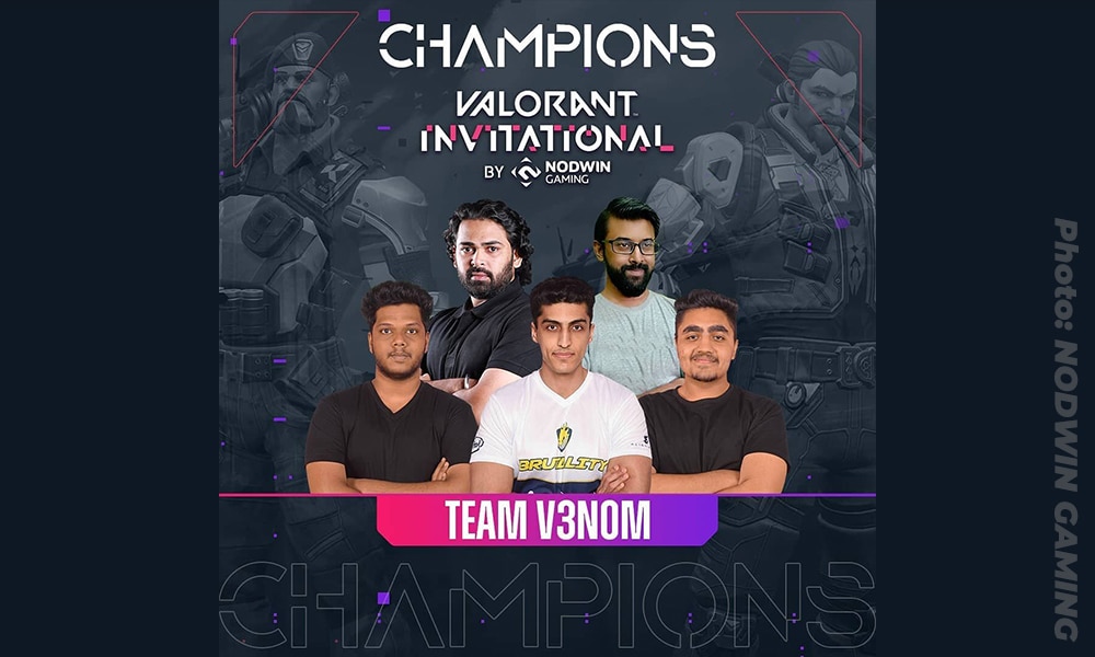 Team V3nom wins Valorant Invitational tournament by Nodwin Gaming