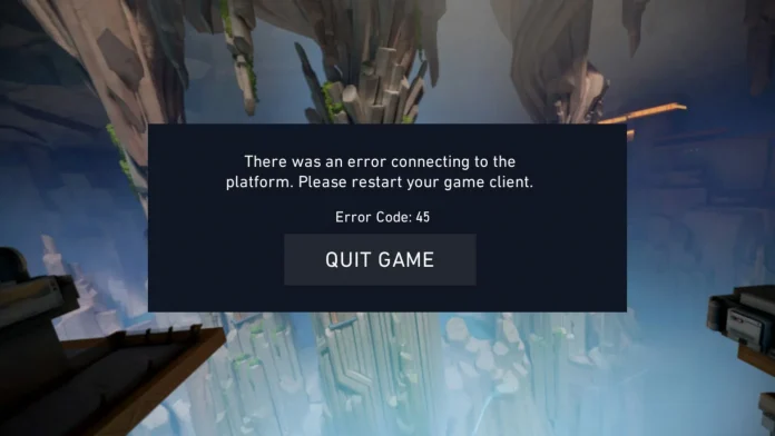 How To Fix Valorant Error Code 45