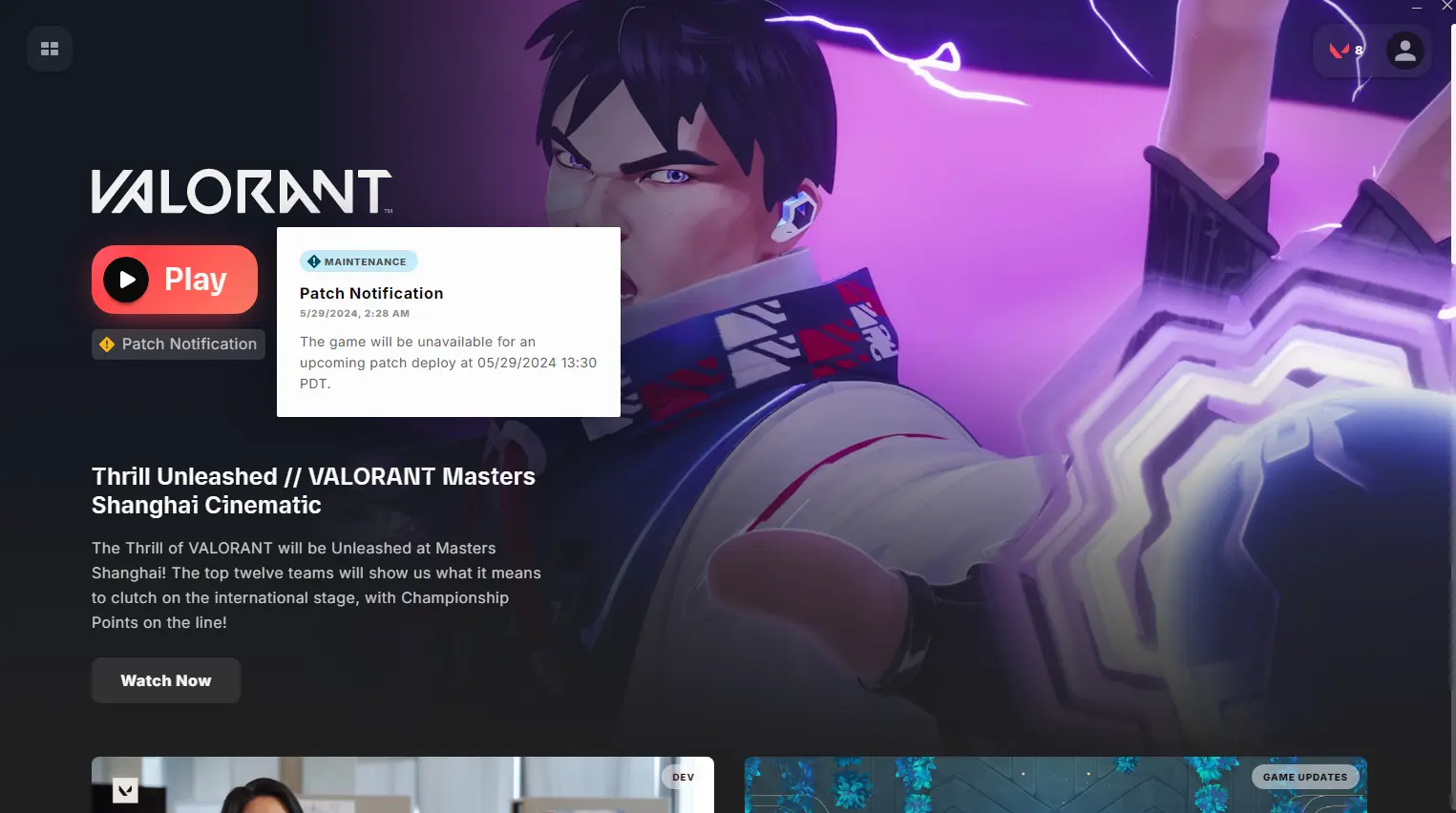 Valorant Servers Will Go Down Today for Maintenance