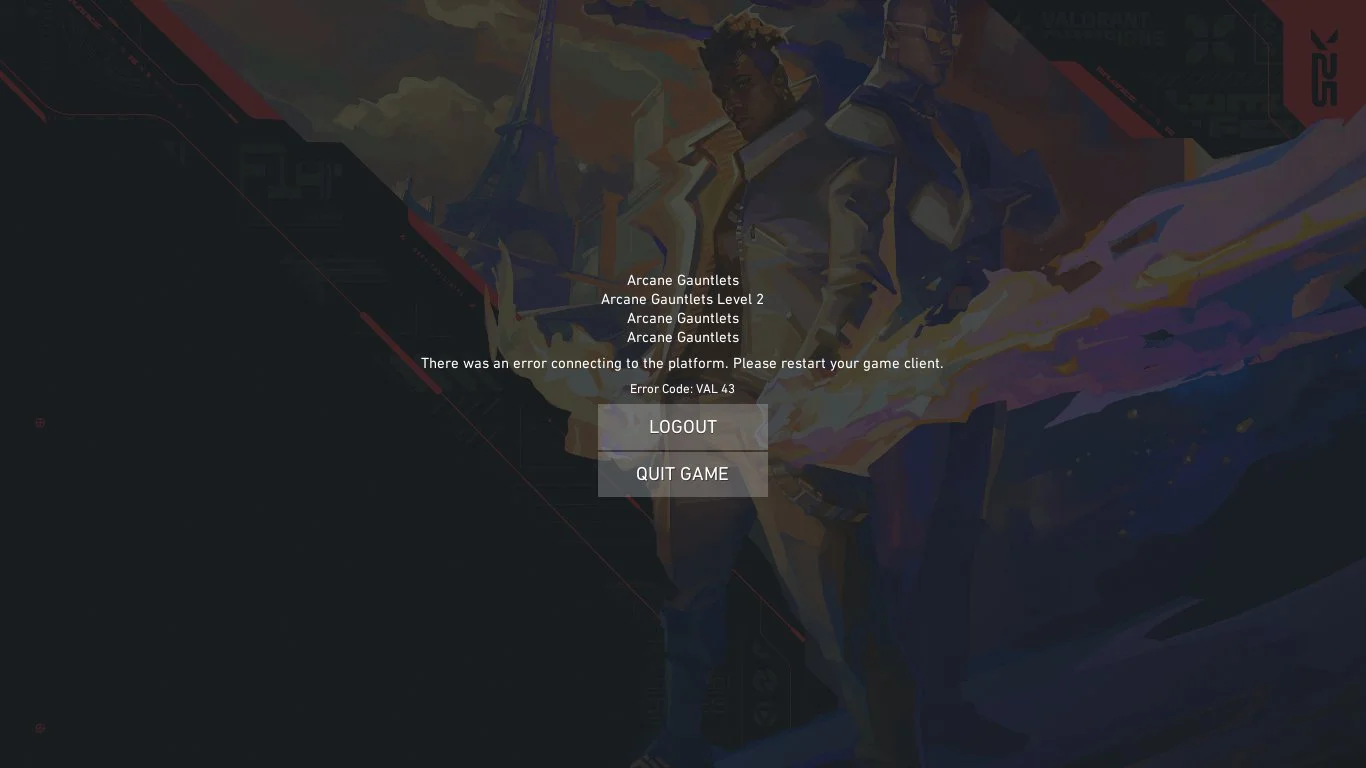 Valorant Val 43 Error: Are Servers Currently Down?