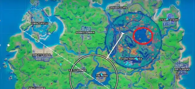 Fortnite Heart Lake Map Location and How to Catch Fish for Week 10 ...