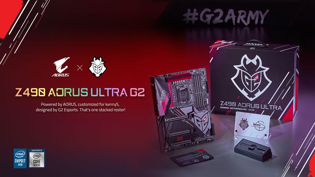 Gigabyte Teams Up with G2 Esports for its New Z490 AORUS ULTRA G2 ...