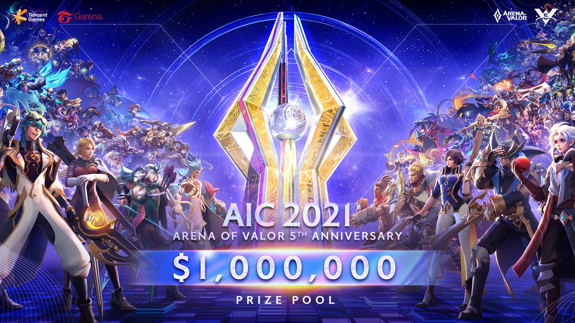 Arena of Valor International Championship (AIC) 2021 to feature a $1 ...