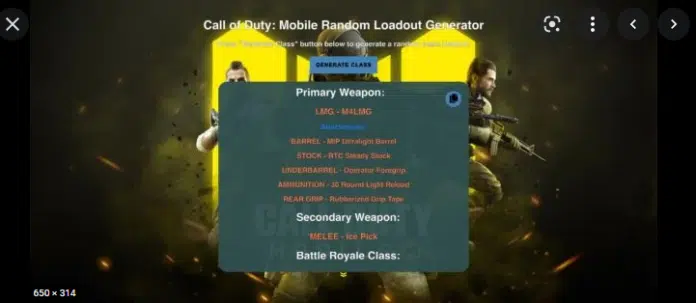 How To Use COD Mobile Random Class Generator » TalkEsport