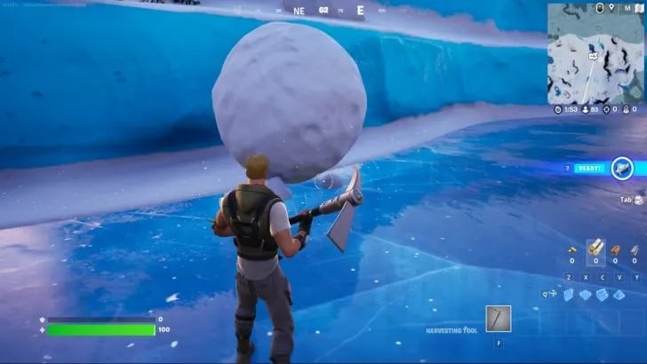 How To Make & Hide Inside of Snowballs in Fortnite